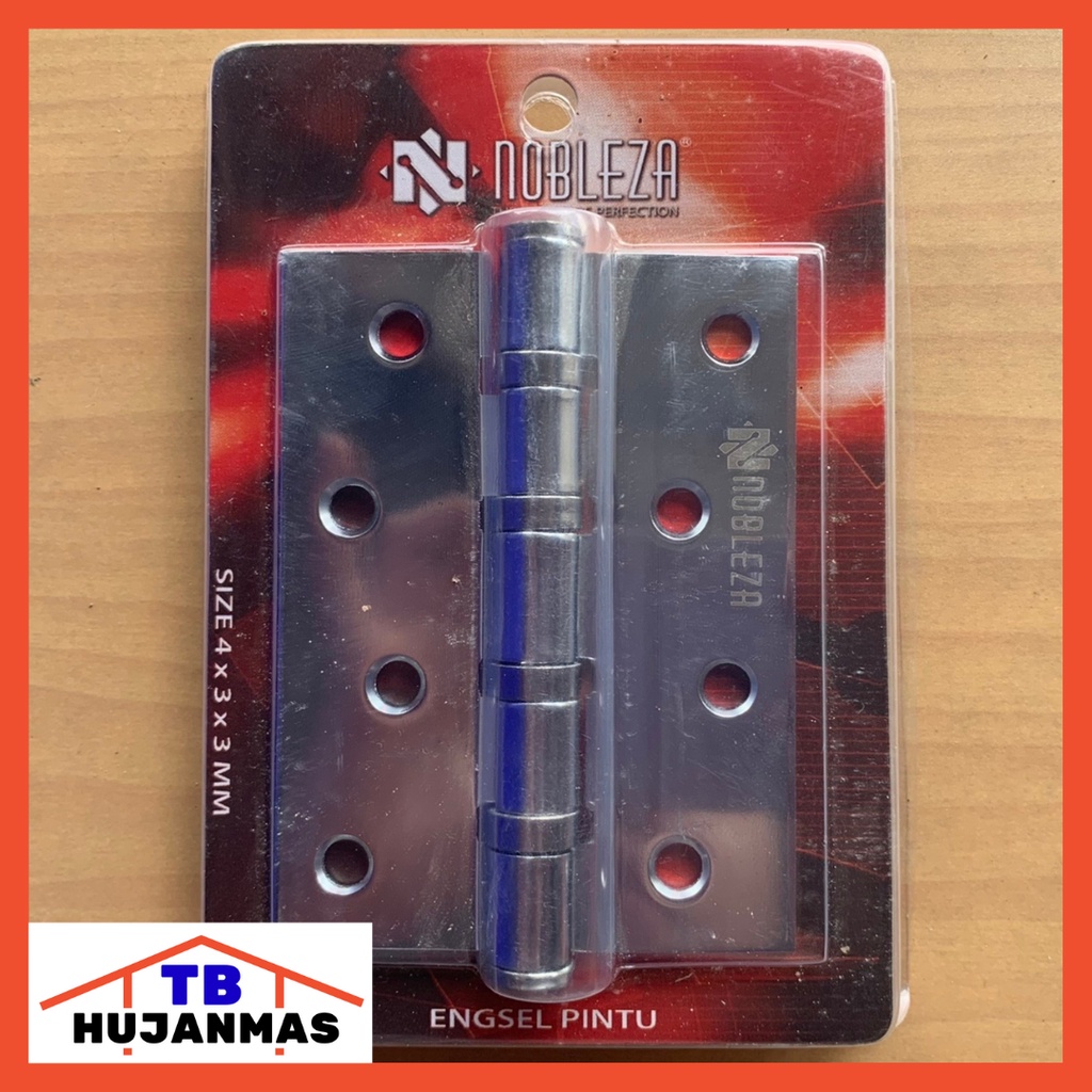 Jual NOBLEZA Engsel Pintu 4" Tebal Stainless Steel Door Hinge Jendela ...