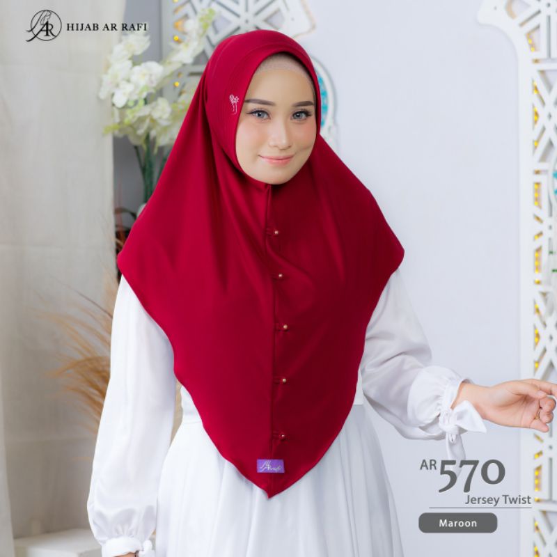 Jual Hijab Jilbab Instan Arrafi Terbaru 2021 AR 570 bergo daily ...