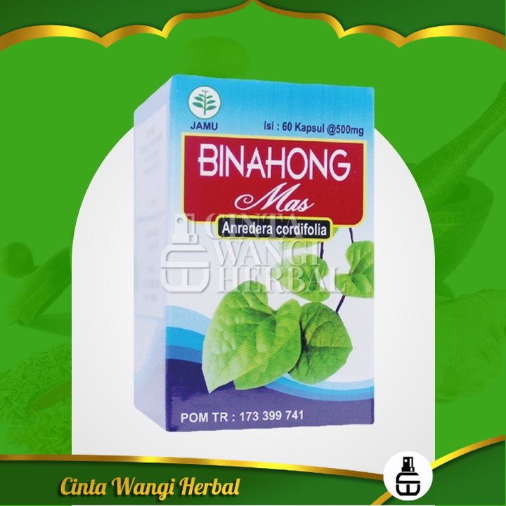 Jual Kapsul Binahong Mas Ekstrak Daun Binahong Asli Isi 60 Kapsul