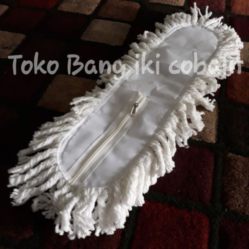 Jual Kain Pel Lantai Lobby Refill Panjang 50cm Bahan Sumbu Putih ...