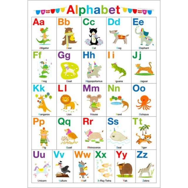 Jual Alphabet Table Papercraft | Shopee Indonesia