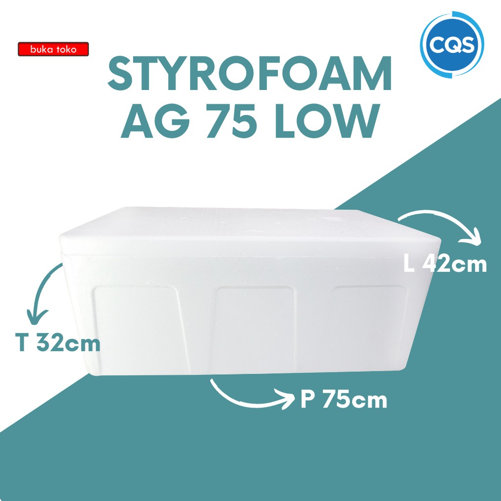Jual Styrofoam Box AG 75 Low - Styrofoam Box Uk. 75x42x32cm (Khusus ...