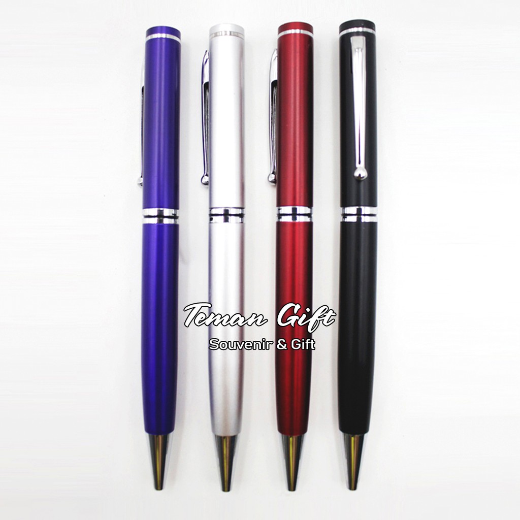 Jual Pen Metal Pulpen Stainless Besi Custom Grafir Logo Nama Ballpoint ...