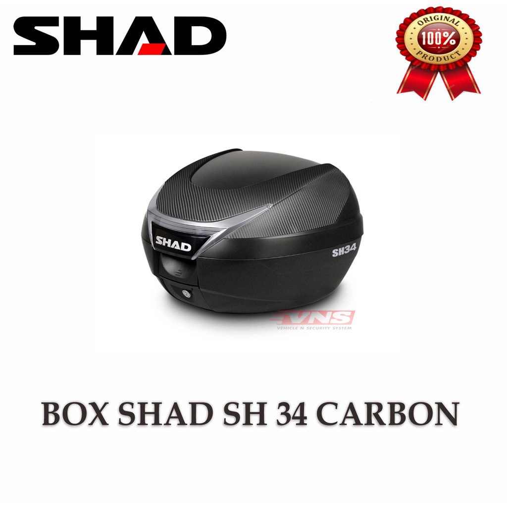 Jual Box Shad SH34 Carbon Original Shad Top Case | Shopee Indonesia