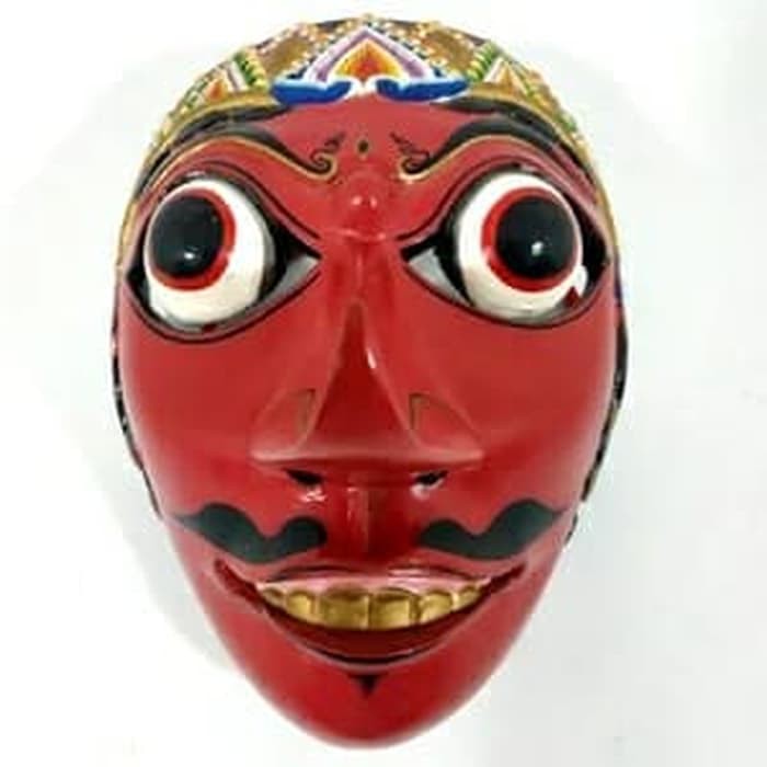 Jual Topeng Tari Kelana Klana Kayu Wajah Tokoh Wayang Rahwana Buto ...