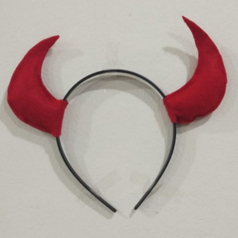 Jual Bando Tanduk Devil Flanel | Shopee Indonesia