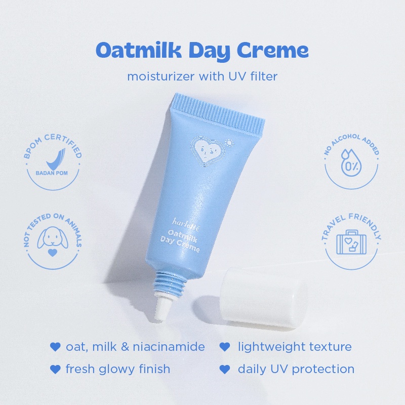 Jual [TRIAL SIZE] Harlette Oatmilk Day Creme with SPF 15 | Sensitive ...