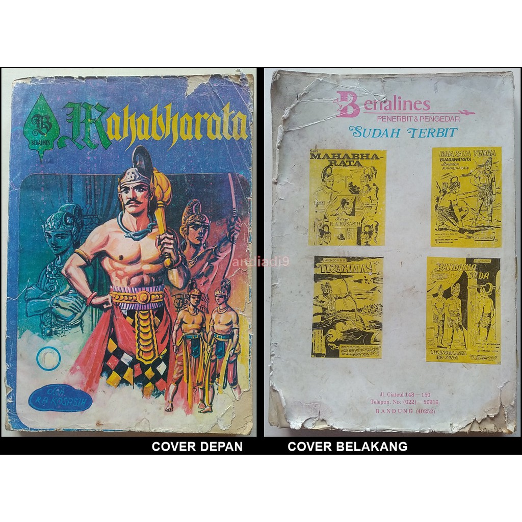 Jual KOMIK WAYANG JADUL MAHABHARATA R.A. KOSASIH JILID C | Shopee Indonesia
