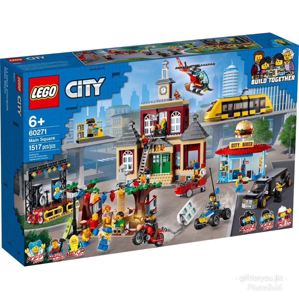 Jual Lego City Main Square Building Vehicle Rumah Bangunan Mainan ...