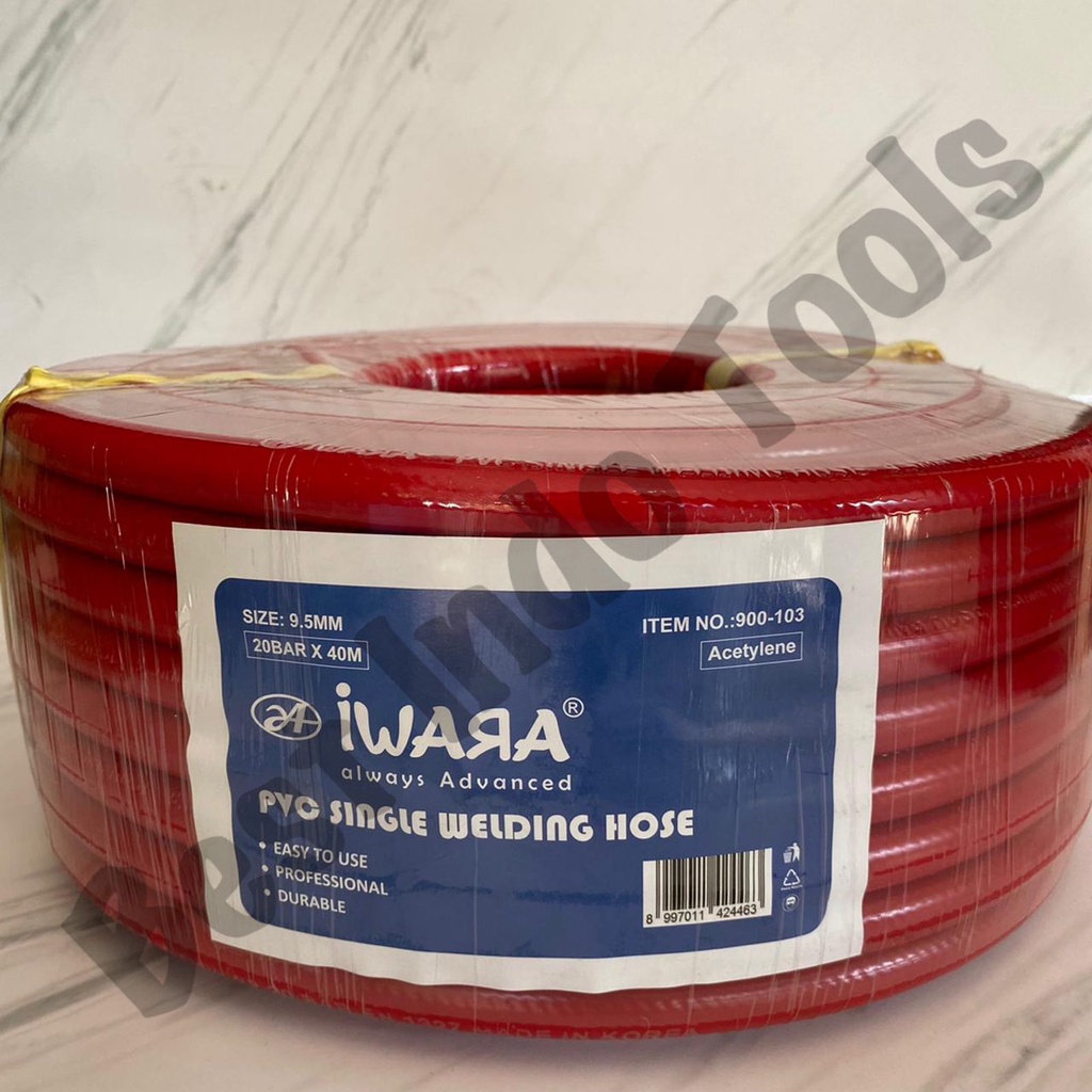 Jual SELANG LAS ENGKEL IWARA BIRU MERAH 9,5 MM 6,5 MM 20 BAR 40 M METER ...