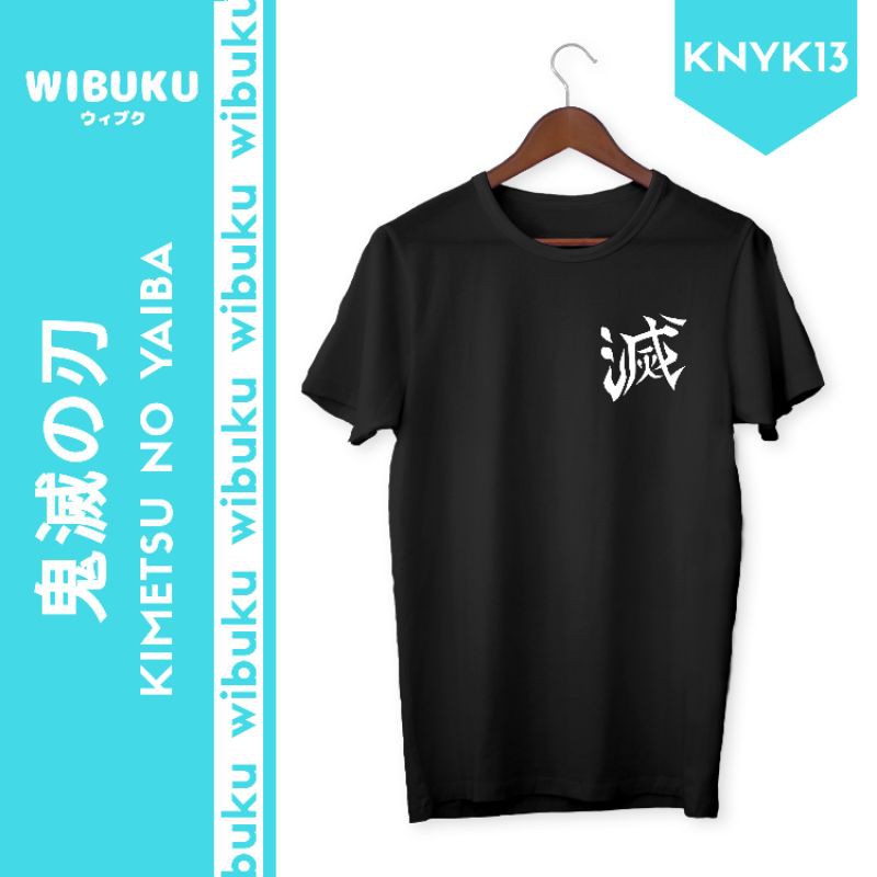 Jual WIBUKU Kaos Anime Kimetsu no Yaiba Demon Slayer Metsu | Shopee ...