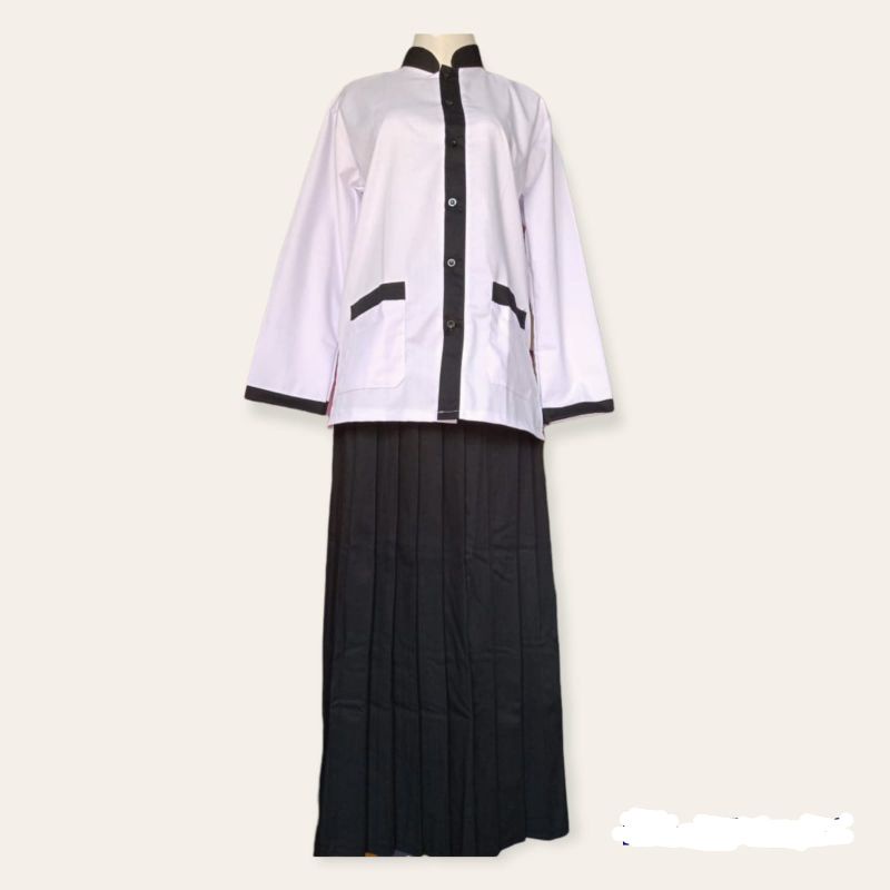 Jual Stln Seragam List Hitam Puteri | Shopee Indonesia