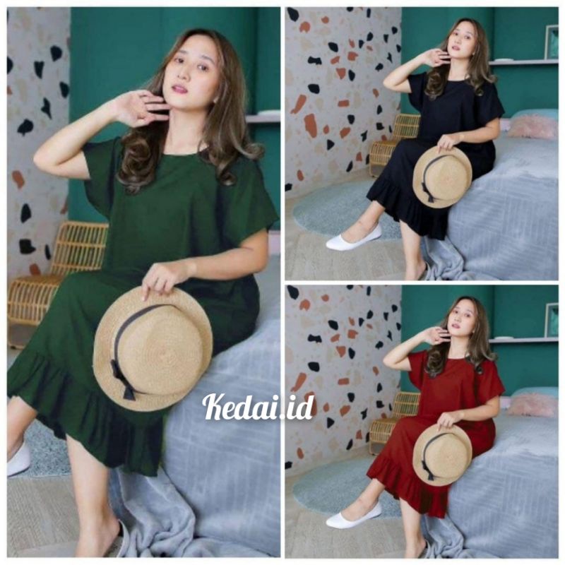 Jual DASTER RUFFLE POLOS/DASTER KATUN RAYON/DASTER KEKINIAN | Shopee ...