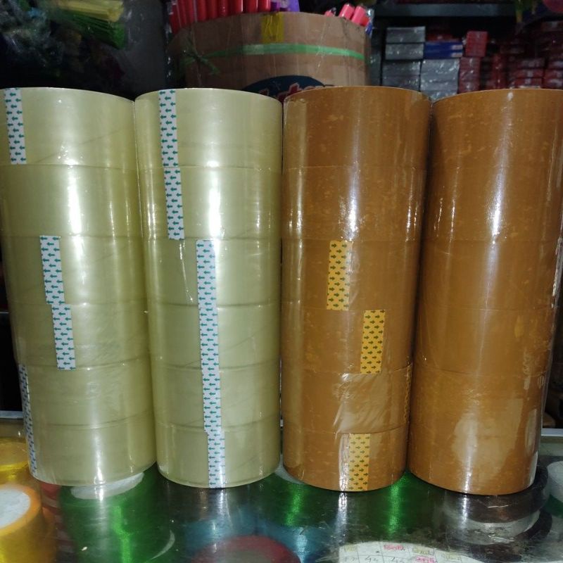 Jual Lakban Bening/ Coklat Full Tebal 72 yard | Shopee Indonesia