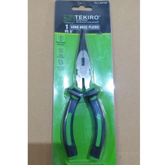 Jual Tang Lancip Tekiro 6" / Long Nose Pliers Tekiro 6 Inch | Shopee Indonesia
