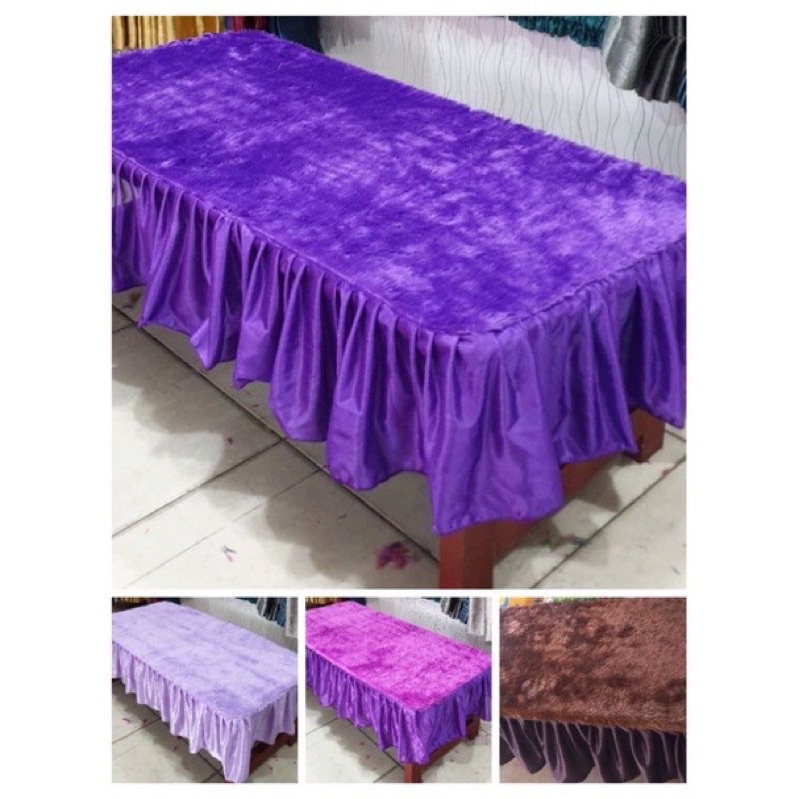 Jual Taplak Meja Rasfur Rumbai Ukuran 50x110 | Shopee Indonesia
