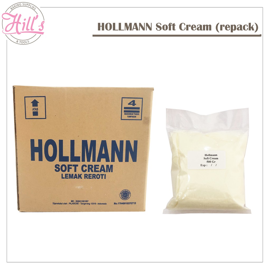 Jual PROMO MURAH !!! SOFT CREAM HOLLMANN 500 gr / PELEMBUT BUTTER CREAM ...