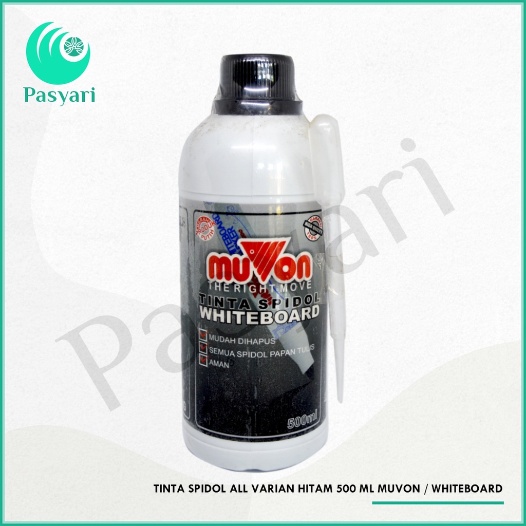 Jual Tinta Spidol All Varian Hitam 500 ml Muvon / Whiteboard | Shopee ...