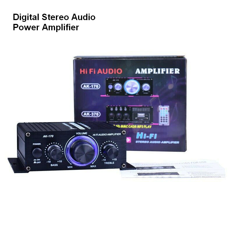 Jual Mini Audio Power Amplifier Dual Channel 20W+20W HIFI Digital ...