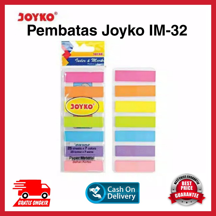 Jual INDEX & MARK/ PENANDA / PEMBATAS JOYKO IM-32 / KERTAS | Shopee ...