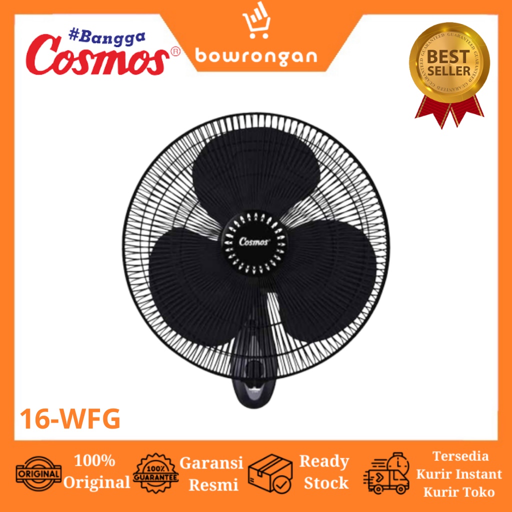 Jual Cosmos Kipas Angin Dinding / Wall Fan 16 Inch - Angin Kuat & Hemat ...