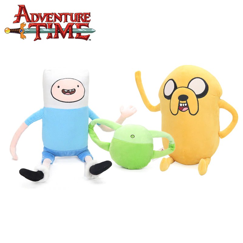 Jual mainan 2pcs/set 24-43cm Jake Penguin Gunter Finn Beemo BMO Plush ...