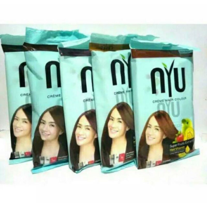 Jual NYU Creme Hair Color Sachet | Shopee Indonesia