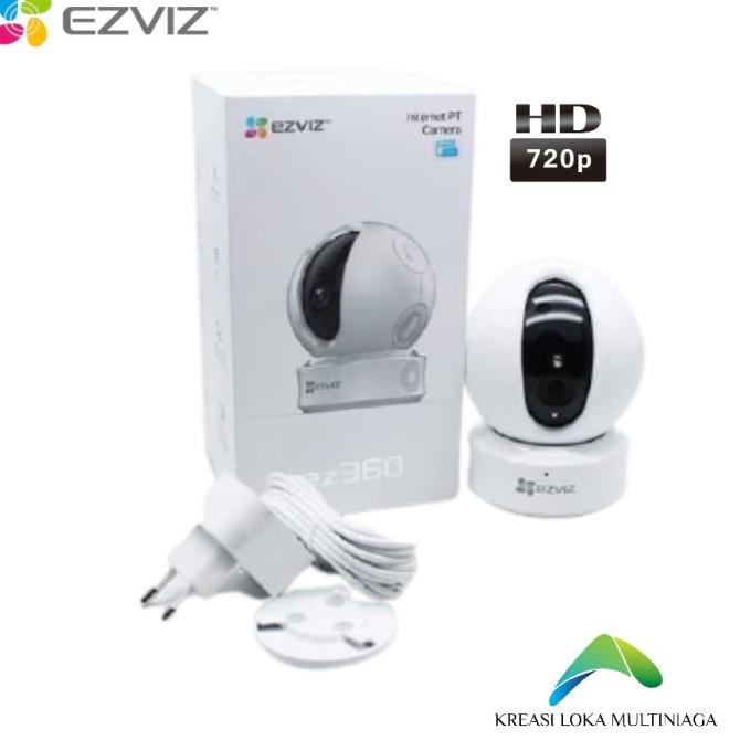 Jual Cctv Ezviz C6C Ez360 Hd 720P Cctv Smart Ip Camera Wifi & Ethernet C6C Anarafaulina | Shopee ...
