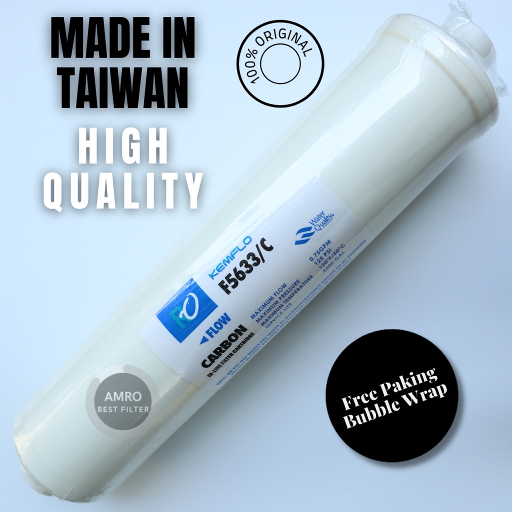 Jual Filter Air RO Post Carbon Big Capsule merk KEMFLO 2,5" | Shopee ...