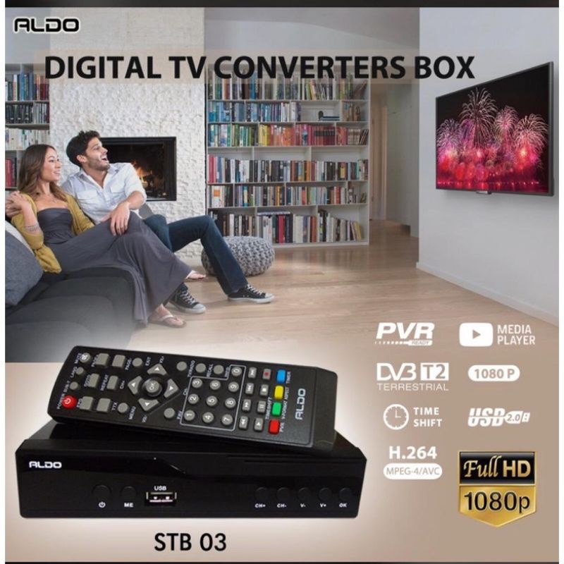 Jual Aldo set top box tv box digital stb03 youtube tiktok garansi resmi ...
