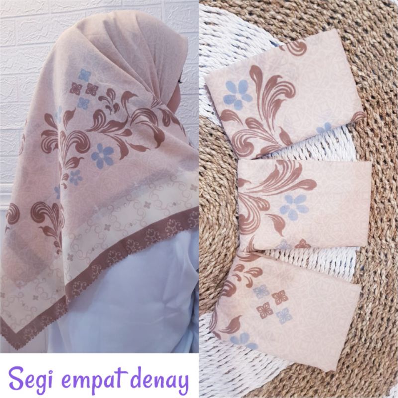 Jual Segiempat Deenay terbaru motif cantik asli | Shopee Indonesia
