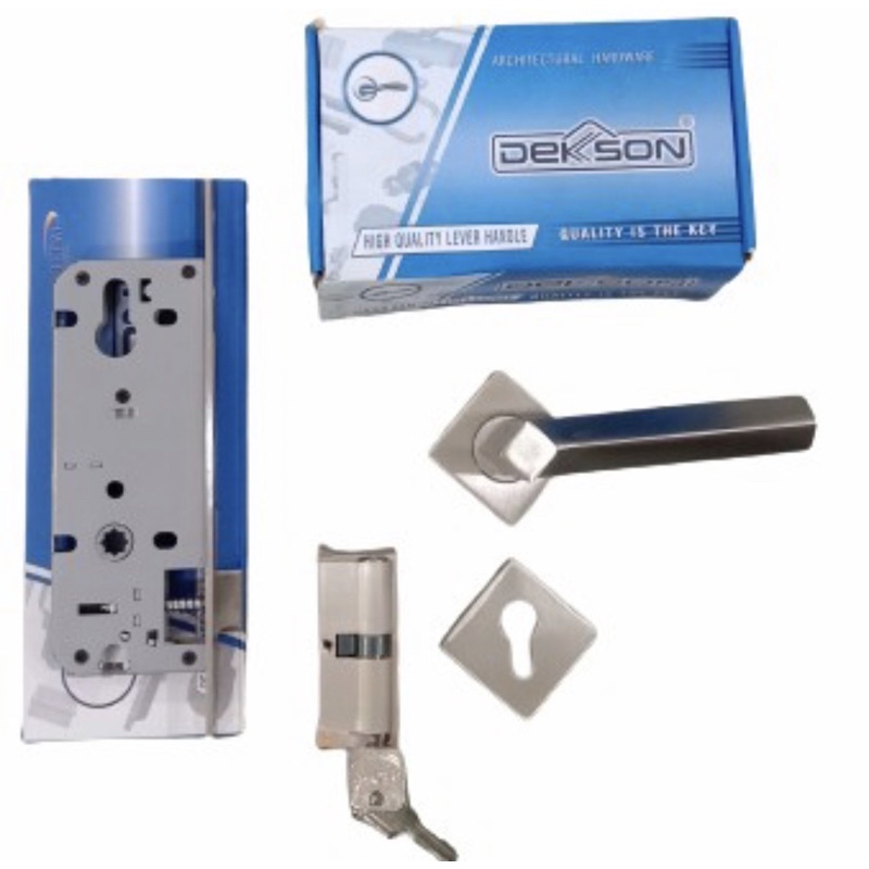 Jual Handle SET Dekkson LHTR 0113 SSS + Body IL 8485 + Cylinder DC DL ...