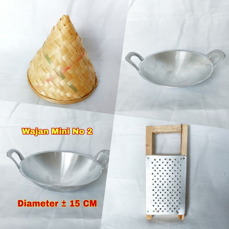 Jual Mainan Alat Masak Masakan Anak Murah Wajan Mini No. 1 atau No. 2 ...
