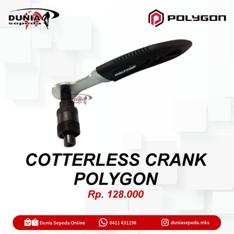 Jual Cotterless Crank Polygon(Pembuka Chainwell) | Shopee Indonesia