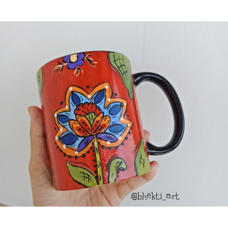 Jual Mug Lukis bunga Abstrak | Shopee Indonesia