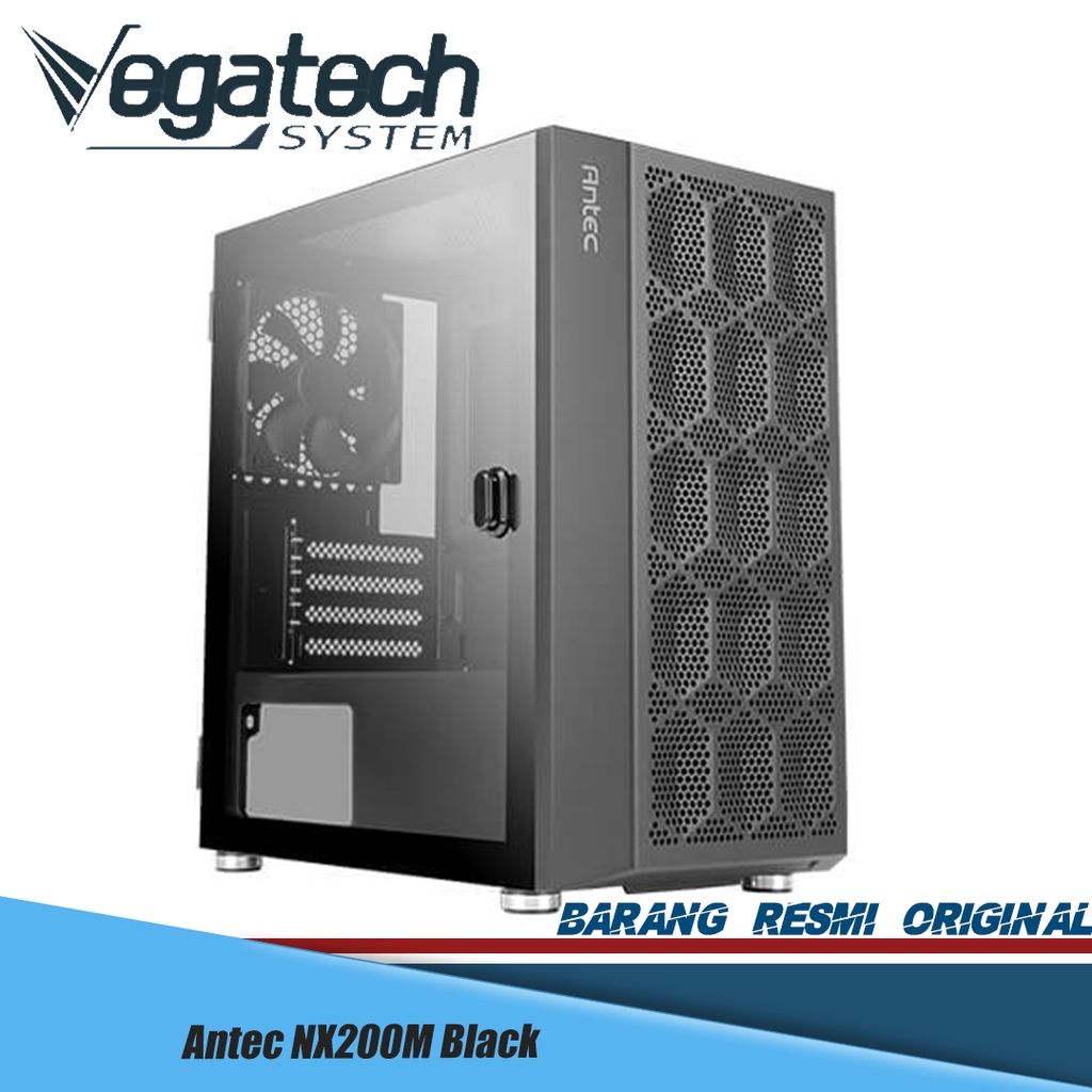 Jual Antec NX200M - Micro ATX Tempered Glass + 1pcs Fan | Shopee Indonesia