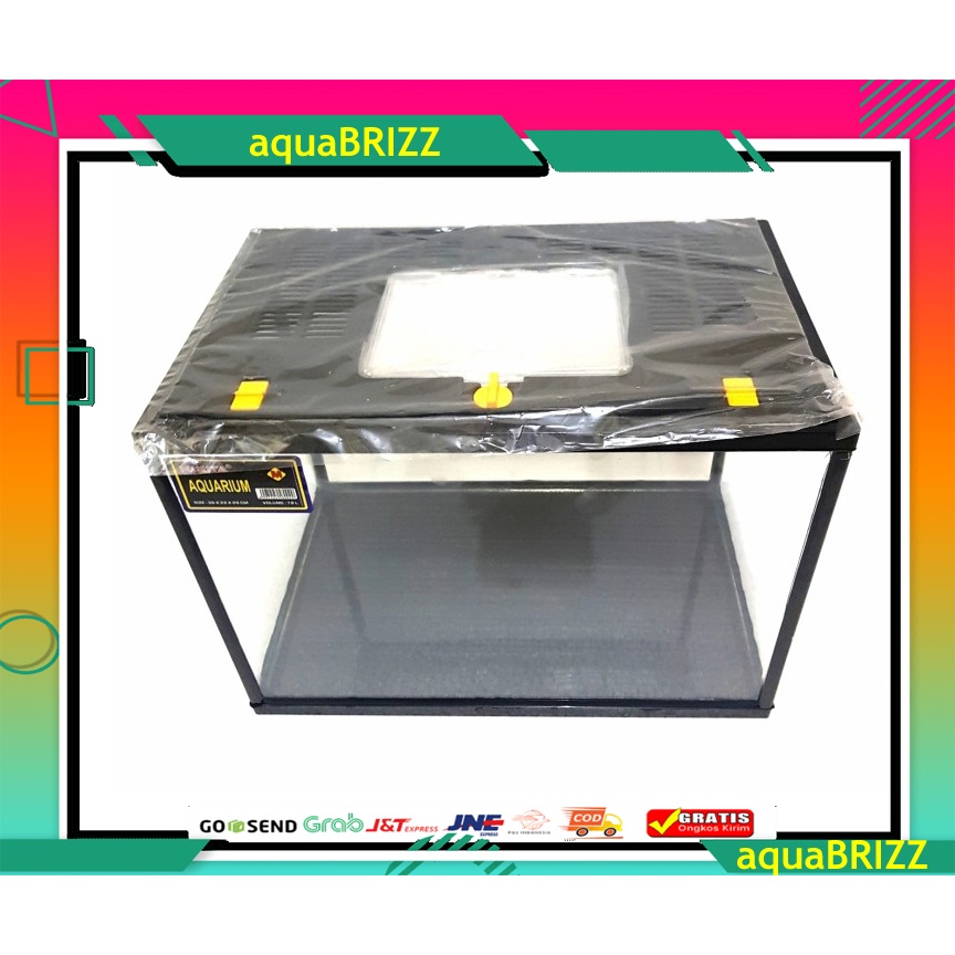 Jual AQUARIUM NIKITA / ARMADA / AQUARIUM AKRILIK / AKUARIUM REPTIL SIZE M PLUS TUTUP MIKA ...