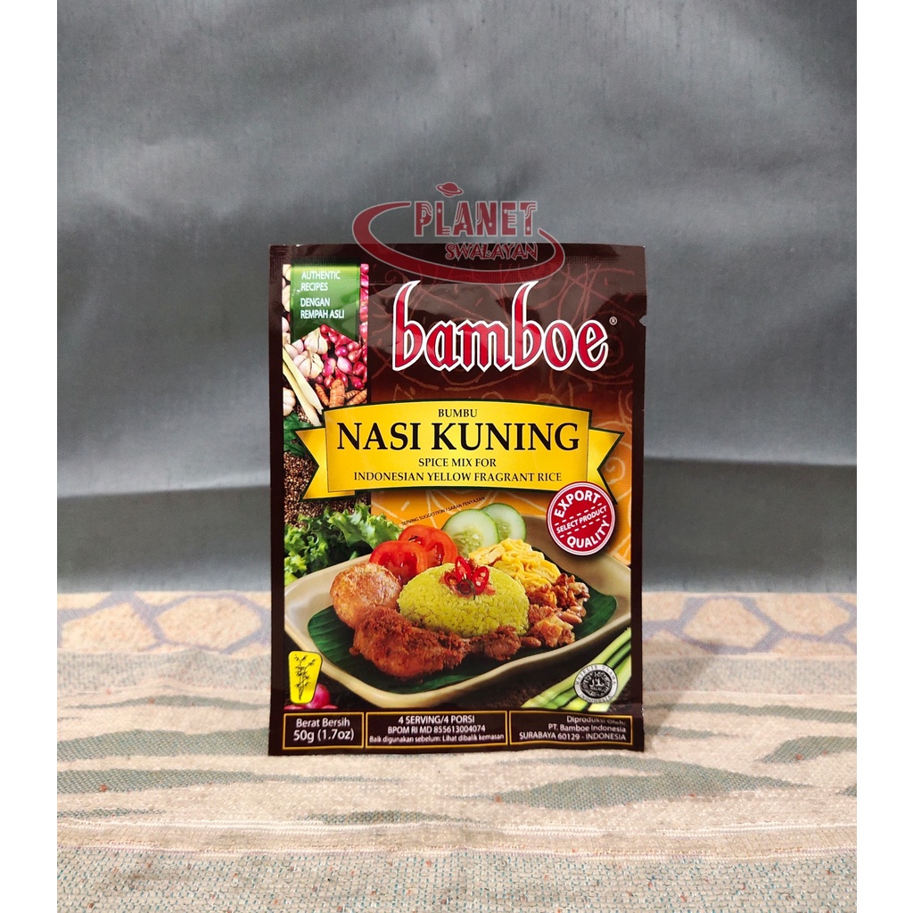 Jual BAMBOE BUMBU NASI KUNING INSTANT | Shopee Indonesia