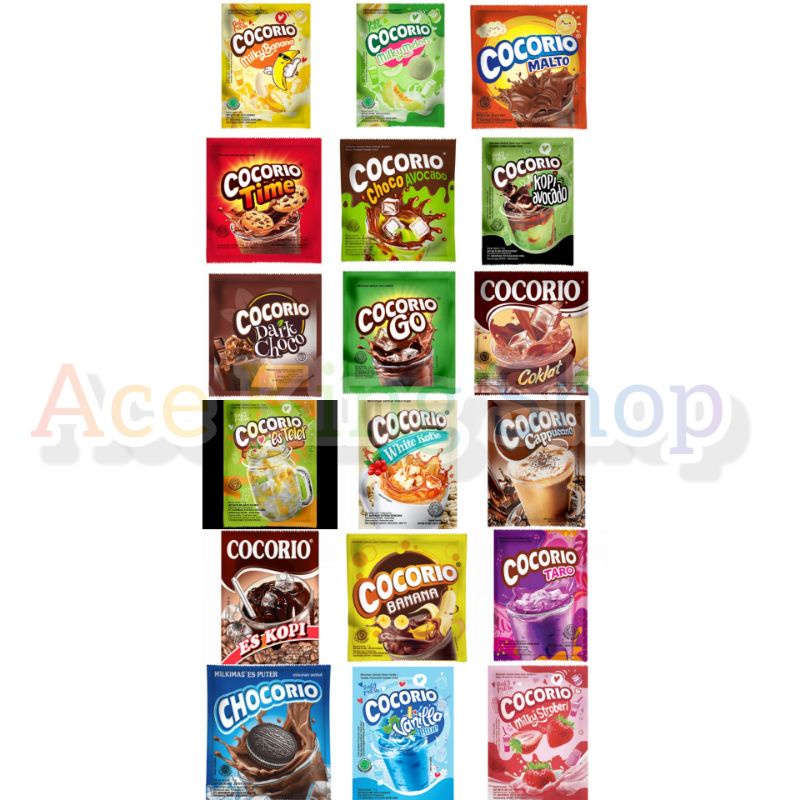 Jual Cocorio All Varian Rasa isi 10 Sachet | Shopee Indonesia