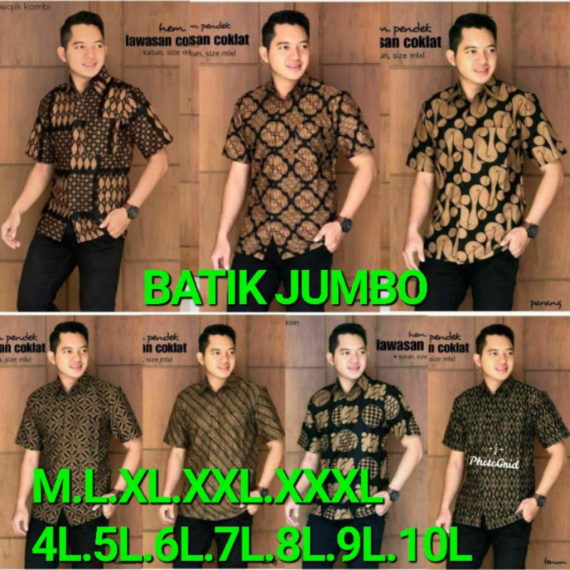 Jual Batik jumbo BIG SIZE JUMBO XXL XXXL 3L 4L 5L MURAH BATIK JUMBO ...
