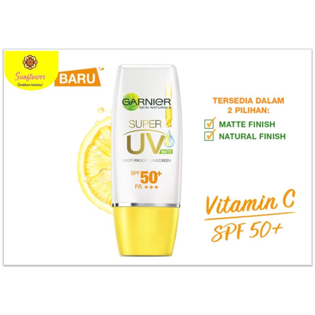 Jual Garnier Super UV Spot proof Sunscreen SPF 50+ PA+++ Skin Care – 30 ...