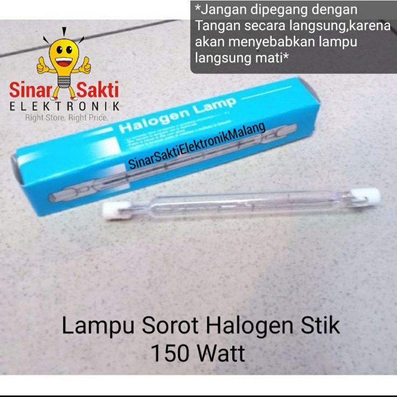 Jual Bohlam Lampu Sorot Halogen Stik 100W 100 Watt 150W 150 Watt Tembak ...