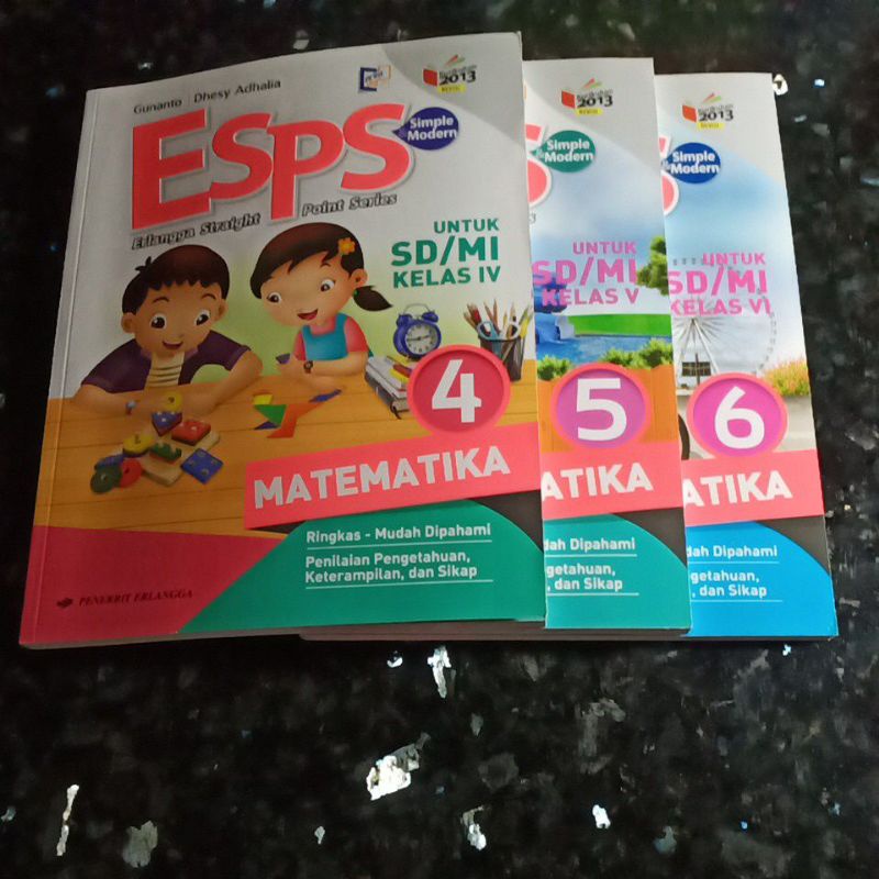 Jual Buku Esps Erlangga Straight Point Seris Matematika Kelas Sd 4,5,6 ...