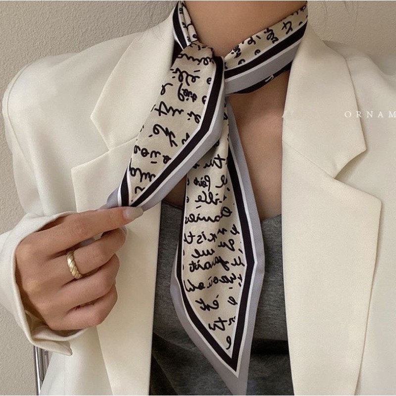 Jual Prilly Scarf / Tali Tas Twilly / Ikat Rambut Kain / Syal Fashion ...