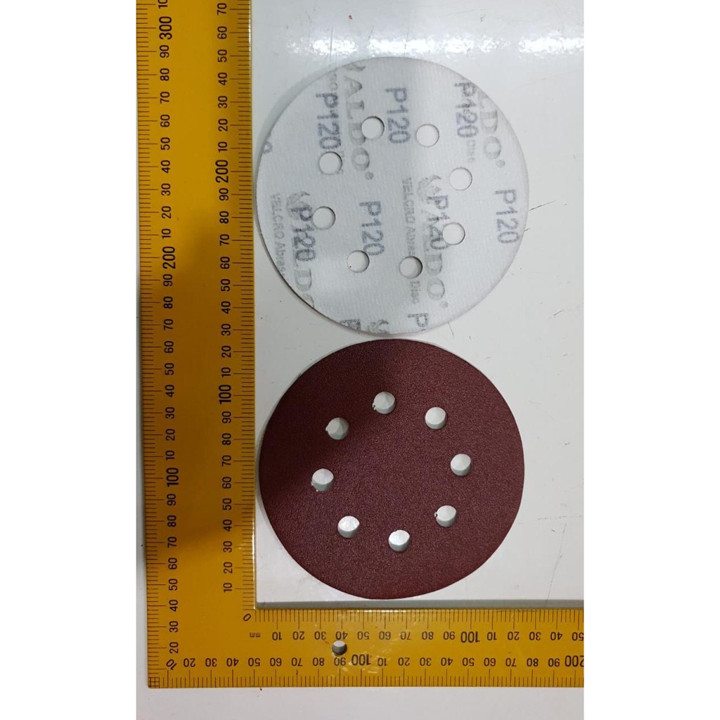 Jual HAMPLAS 5 INCH BULAT Velcro Grit 400 Kertas Amplas Bulat | Shopee ...