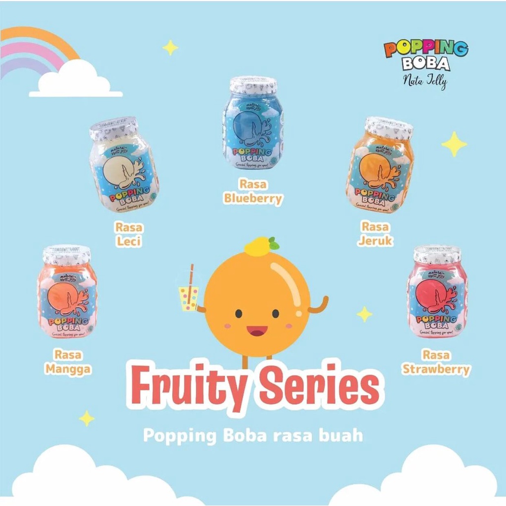Jual Popping Boba Nata Jelly Rasa Buah Pecah dimulut - Pilih Varian ...