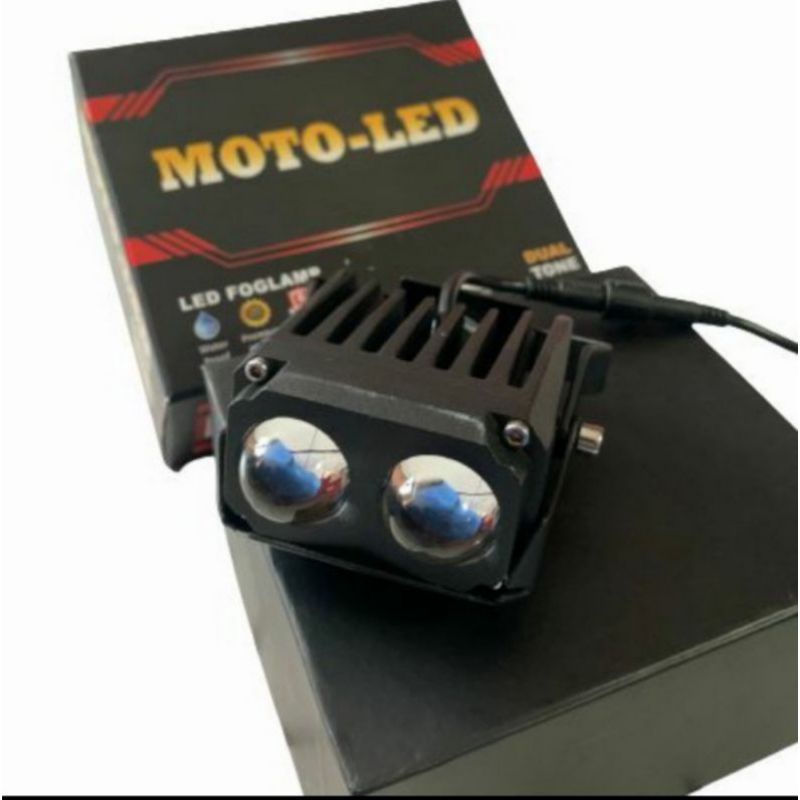 Jual Lampu Tembak Dual Tone Motoled Premium Putih Kuning | Shopee Indonesia