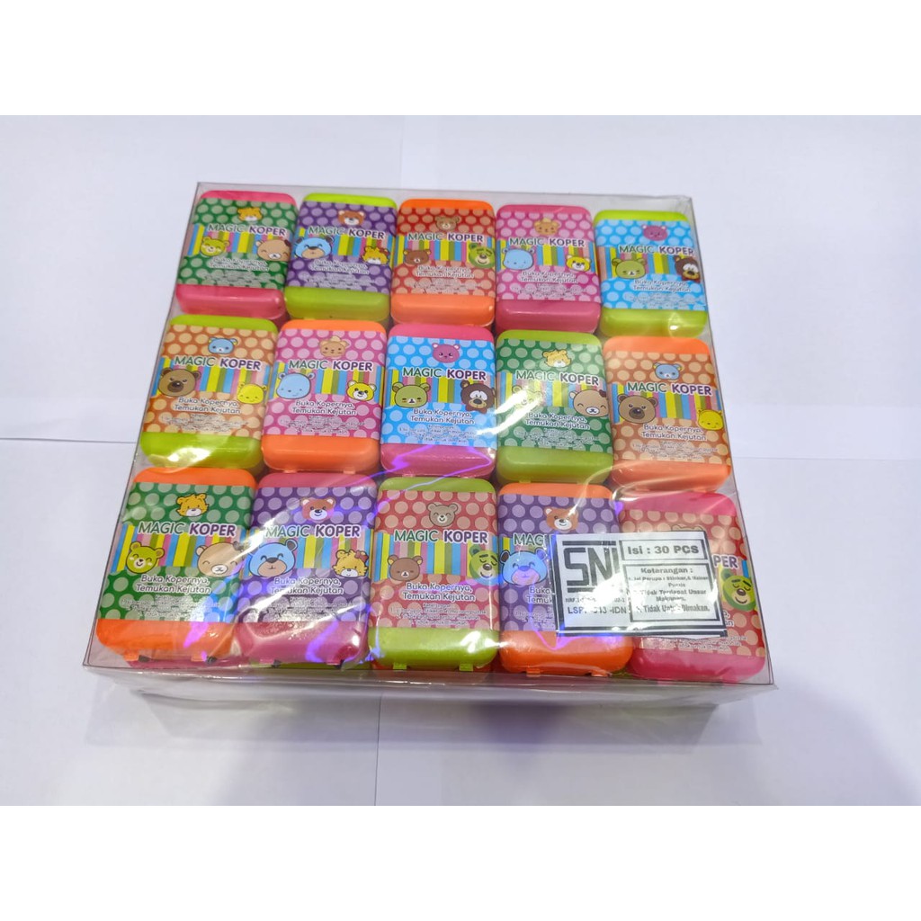 Jual magic koper isi 20 pcs mainan grosir buka kopernya temukan ...
