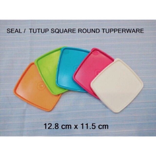 Jual Sale! Seal / tutup Tupperware Square Round (1) | Shopee Indonesia