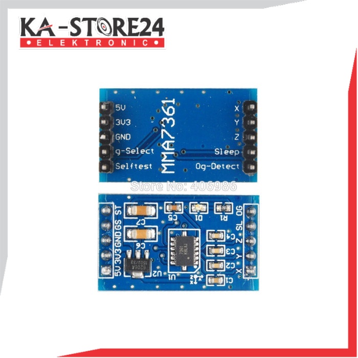Jual Mma7361 Accelerometer Sensor Speed Module Compatible With Arduino